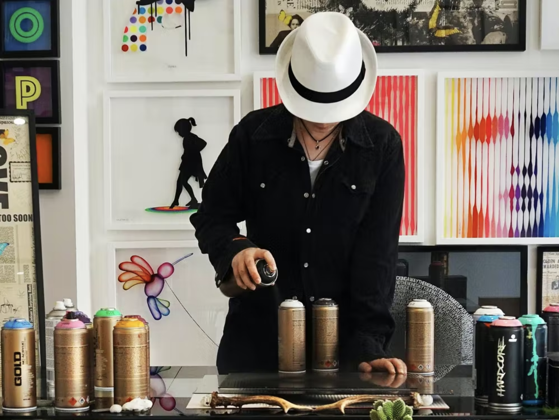 Brighton-based mixed-media artist VeeBee’s technicolour works | King & McGaw